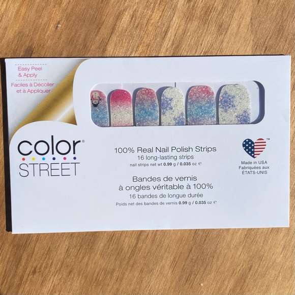 Color Street | Makeup | Nwt Color Street Snow Biz Retired Real Nail ...